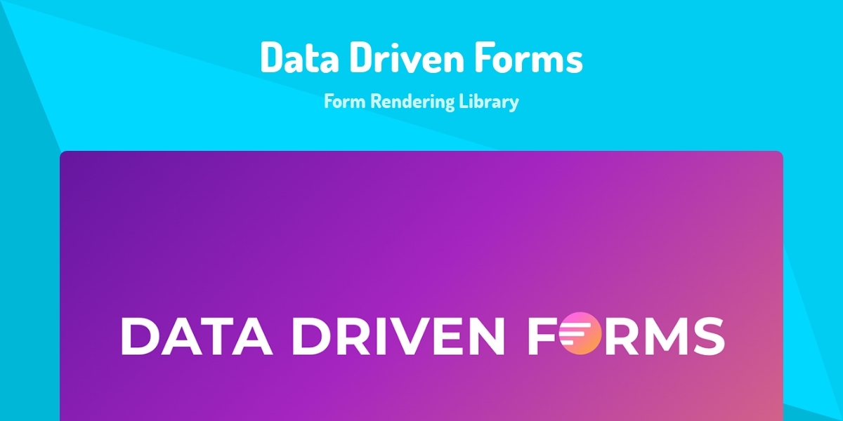 Data Driven Forms Form Rendering Library Made With React Js